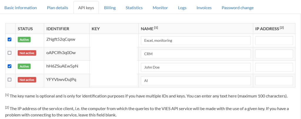 VIES-API-Dokumentation